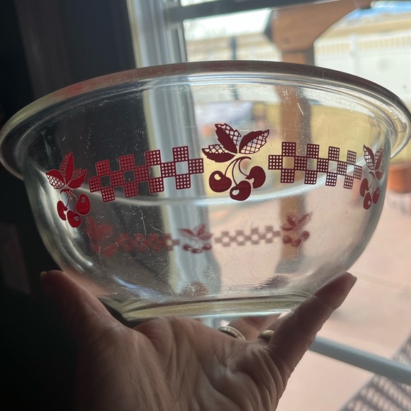 Pyrex | Kitchen | Vintage Pyrex Red Cherries Mixing Bowl 323 | Poshmark